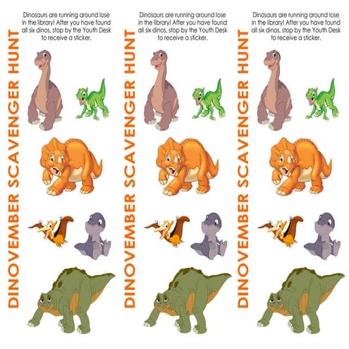 Dinosaur Scavenger Hunt | PPT
