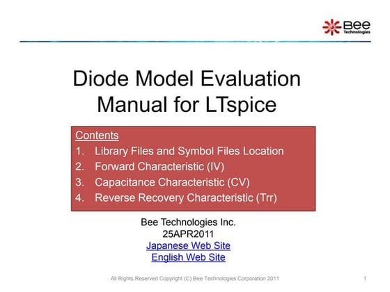 SPICE Model of S1V60 (SHINDENGEN,DIODE) | PPTX