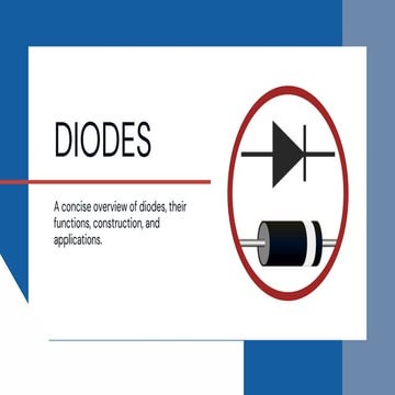 DIODES (A concise overview of diodes and their functions) | PDF