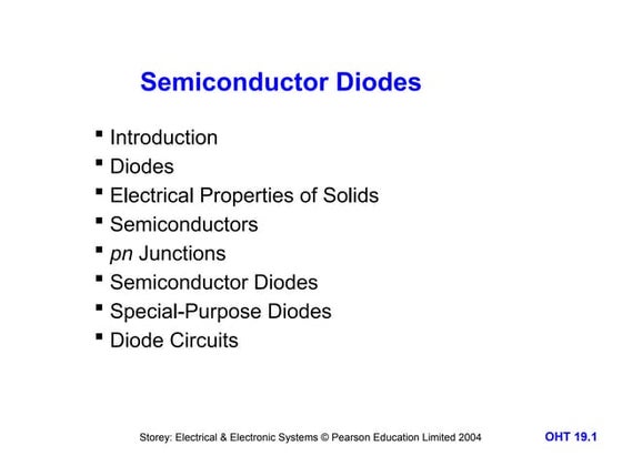 diode application of the transfer electrical applications | PPT