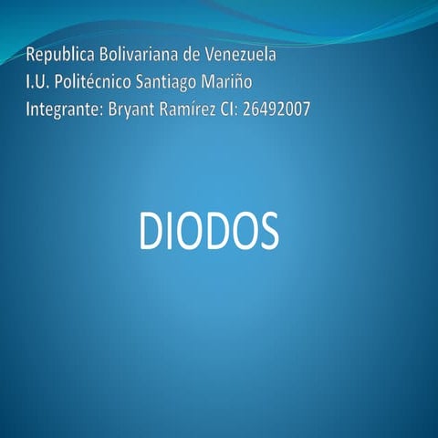 Diodos | PPT
