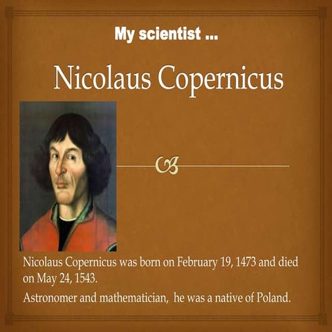 Nicolaus Copernicus, by Diogo | PPTX