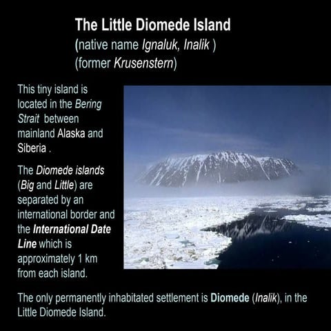 Little Diomede Island | PPT
