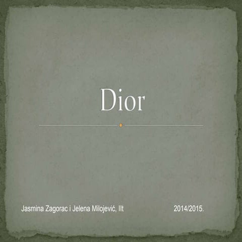 Dior | PPSX