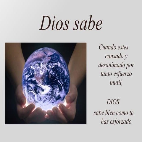 Dios Sabe | PPT