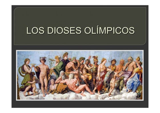 LOS DIOSES OLÍMPICOS | PPT