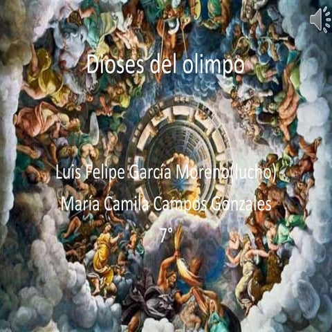 Los dioses del olimpo | PPTX