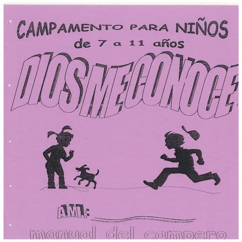 Estudios Biblicos para Ninos (7-11 anos) Dios me conoce (manual del acampante) | PDF