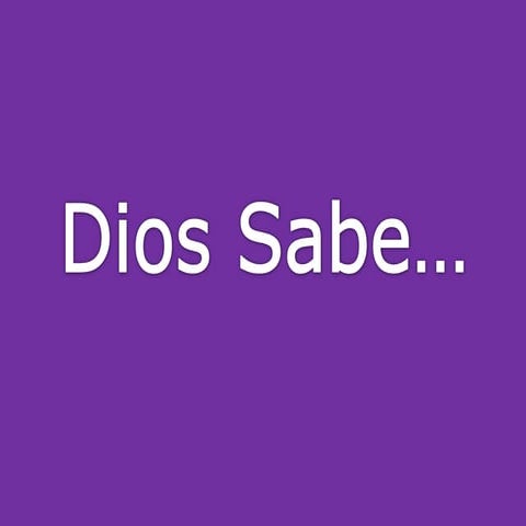 Dios lo sabe todo | PPS