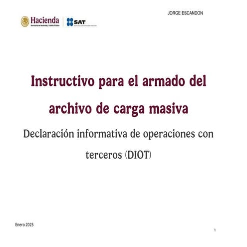 INSTRUC DIOT 2025 Ayuda Carga Masiva.pdf