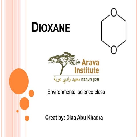 Dioxane | PPTX