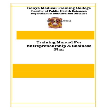 DIP_BUSINESS PLAN_ EMBU ZERO DRAFT.ppt in kenya | PPT