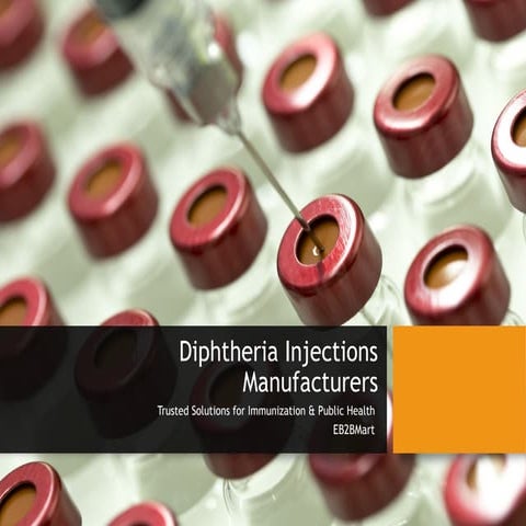 Diphtheria Injection Manufacturers | EB2BMart | PPTX