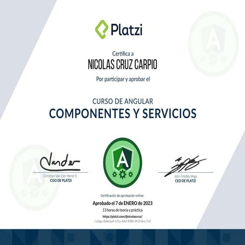 Curso De Angular Componentes Y Servicios Ppt