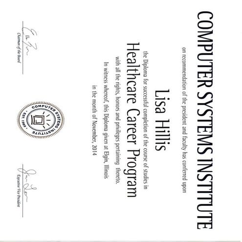 Diploma csi 2014 11 lisa hillis | PDF