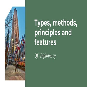Features of diplomacy in interesting .pdf
