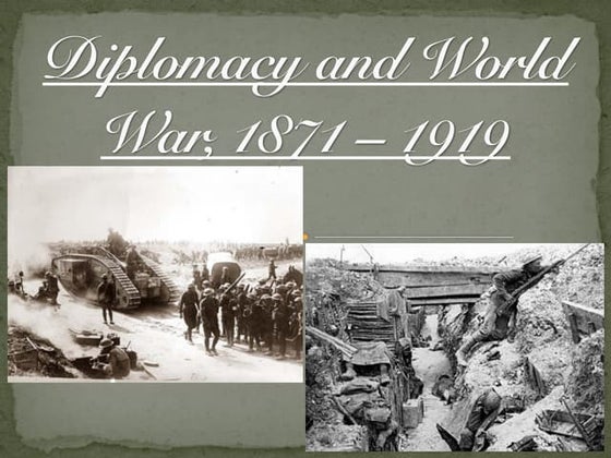 Road to WWI: International Rivalry and the Coming of War! | PPT