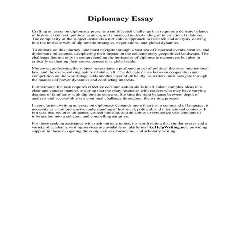 Diplomacy Essay.pdf