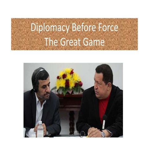 Diplomacy & use of force | PPTX