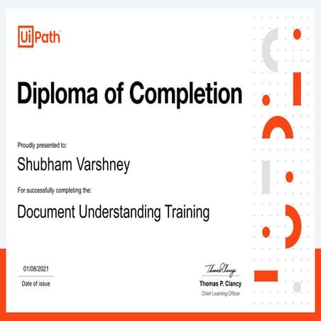 Diploma document understanding | PPT