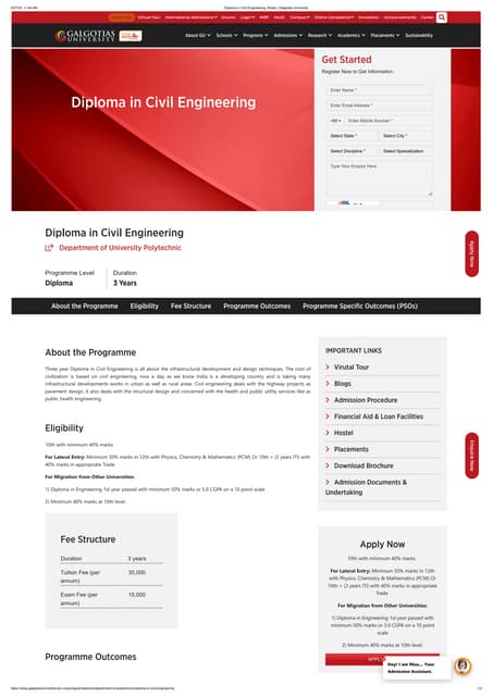 B.Tech in Electrical & Electronics Engineering: Program Structure at ...