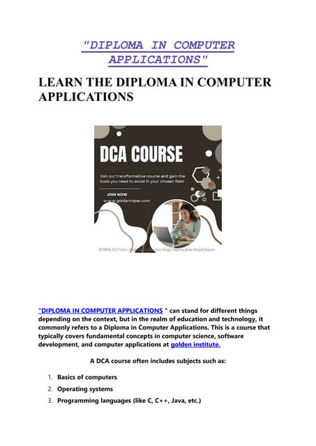 GS Computer Education | PDF