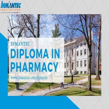 Diploma in pharmacy | PDF