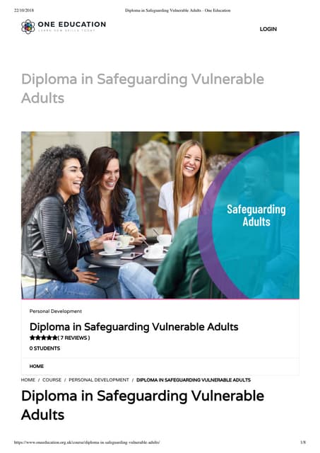 Allergy Awareness Course - One Education | PDF