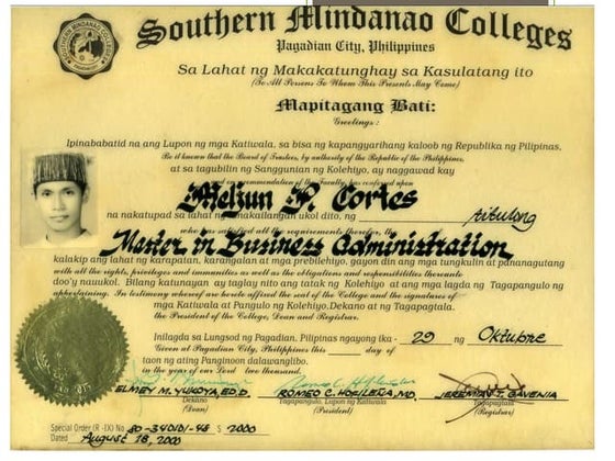 MBA and MPA Diploma -- SCC & SMC (Saint Columban College and Southern ...