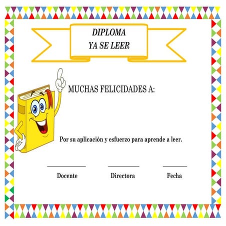 Diploma primer grado 1 | PDF