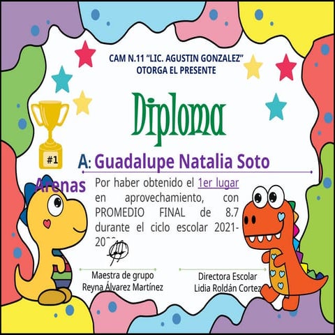 hermosos DIPLOMAS de graduación editables | PPTX
