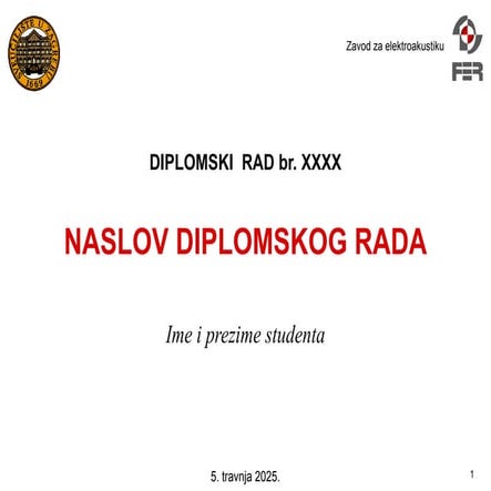 DIPLOMSKI RAD NACIN UREDJENJA DIPLOMSKOG RADA I CINJENICE | PPTX