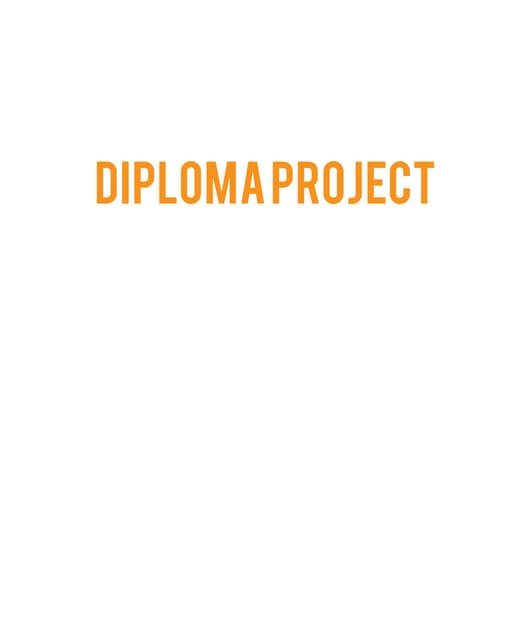 Diploma project proposal | PDF
