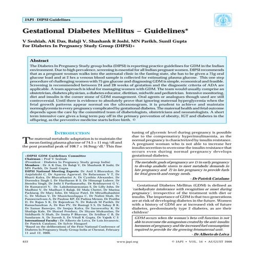 Dipsi guidelines | PDF