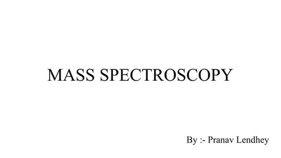 Mass Spectrometry Ionization Techniques | PPTX | Chemistry | Science