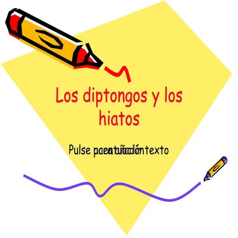 Diptongos E Hiatos | PPT