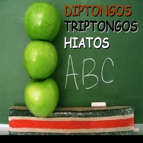 Diptongos, triptongos e hiatos | PPT