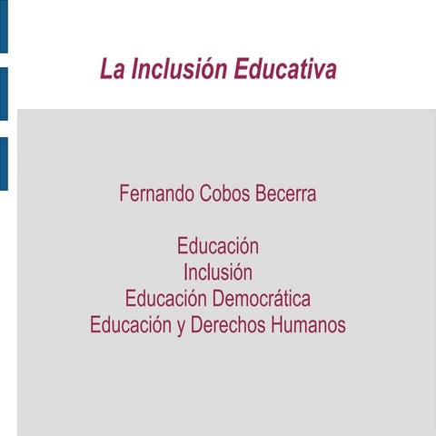 Inclusion educativa. edudireccion2018 | PPT