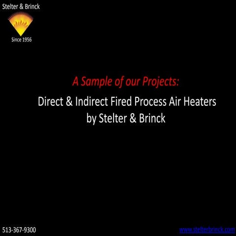 Direct fired air heaters_indirect air heaters_stelter&brinck | PPTX