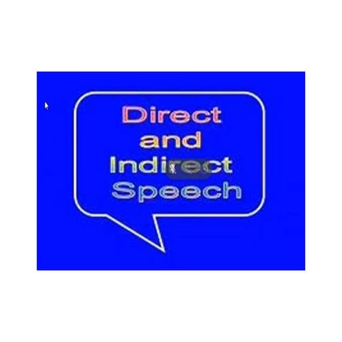 Direct and indirectd speech | PPT