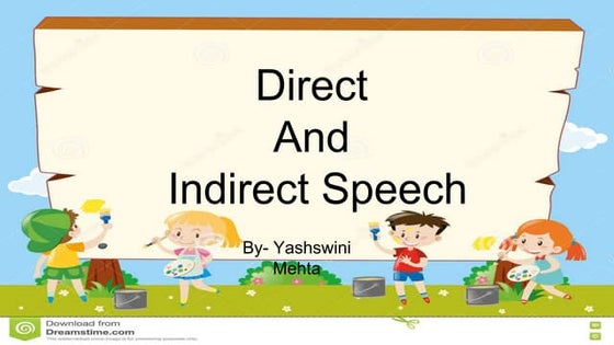 Direct speech english grammer study class 10 | PPT