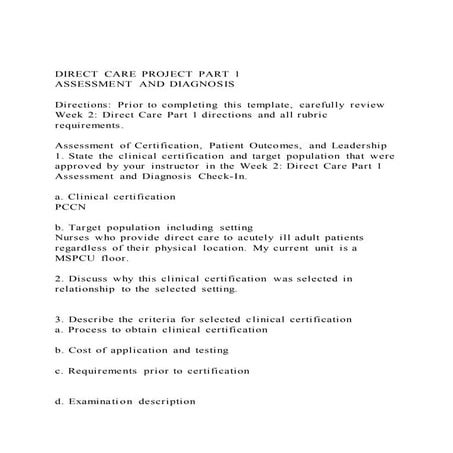 COU 640 Week Two Assignment Guidelines and Rubric Biopsych | DOCX