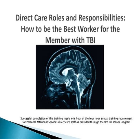 Direct care roles and responsibilities | PPTX