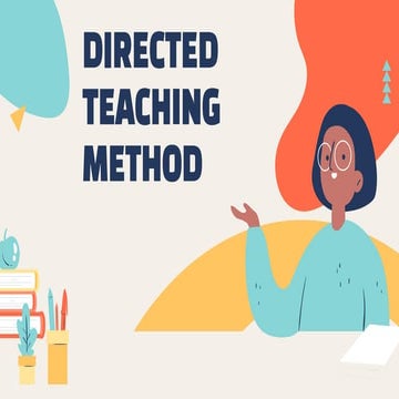 DIRECTED TEACHING.pptx | Early Childhood Education | Education