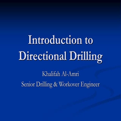 Directinal Drilling Technology Instroduction.ppt