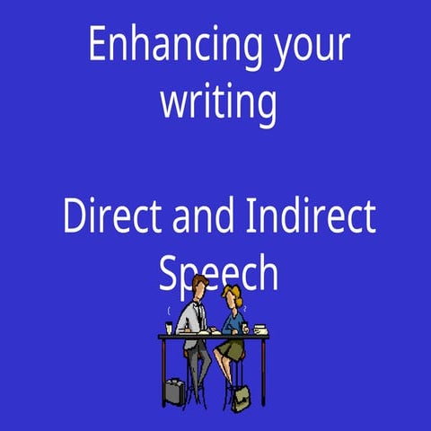 direct_indirect_speech_SD power point presentation | PPT
