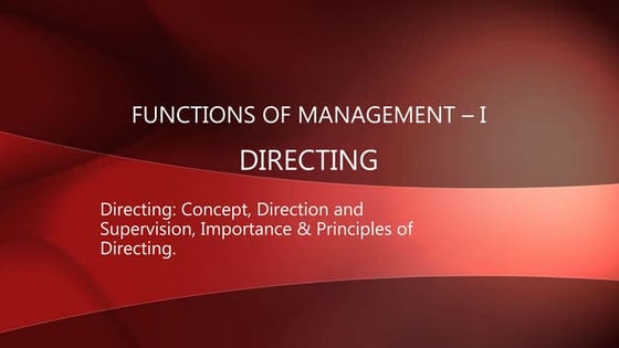 Principles and techniques of supervision | PPT