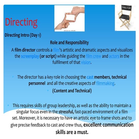 Directing Basic Day 1 - Day 2.pptx