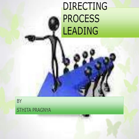 Directing process nursing management | PPTX