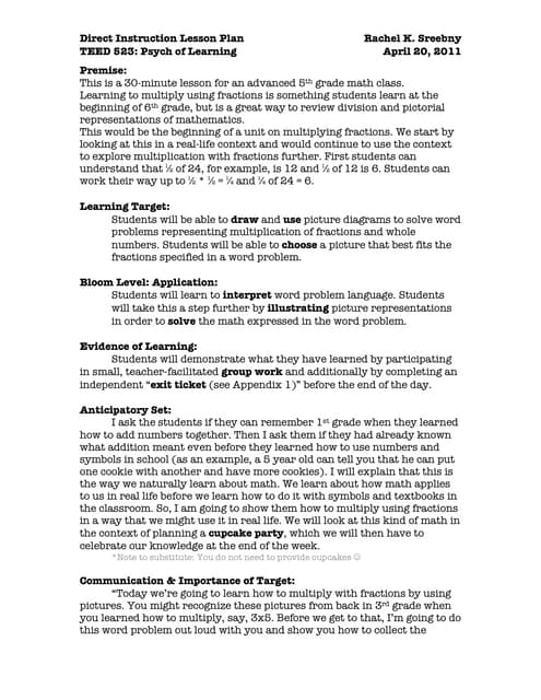 Detailed lesson plan in math 3 final | PDF